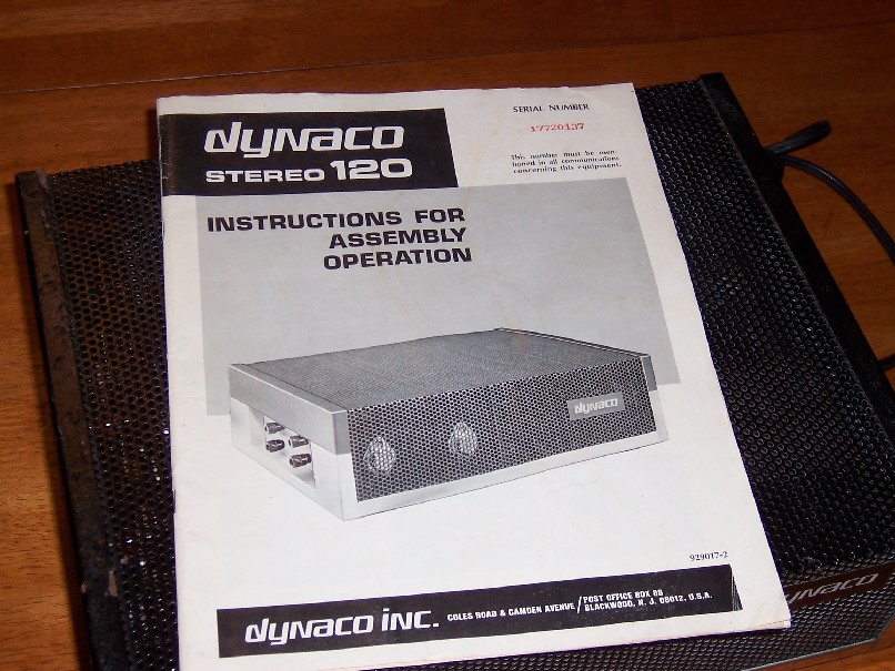 Dynaco ST-120 — Polk Audio Forum