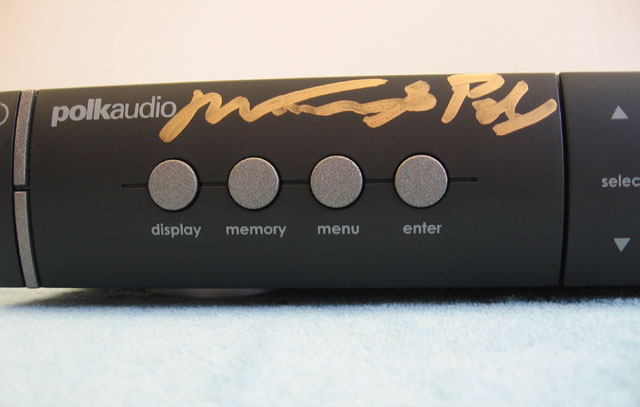 Polk Reference XM tuner signed by Matthew Polk — Polk Audio Forum