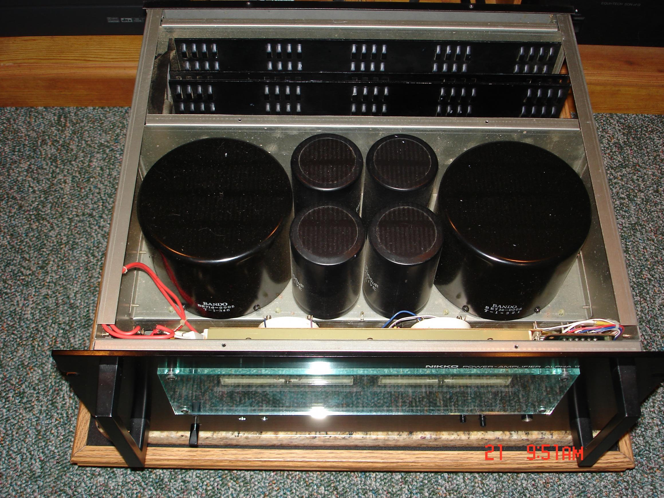 Naked pics of my Nikko Alpha VI amp... — Polk Audio Forum