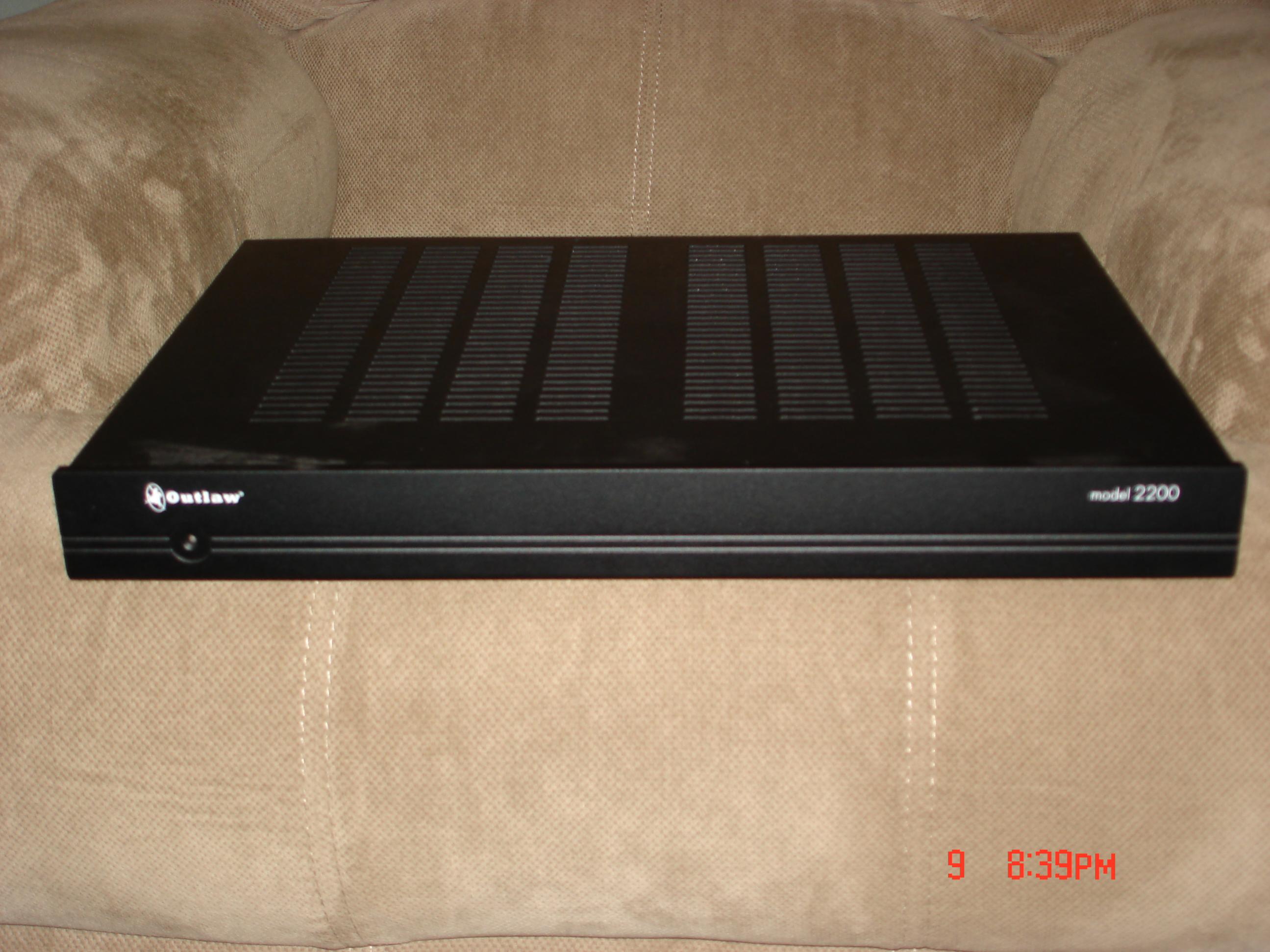 Outlaw M2200 Monoblock amp — Polk Audio Forum