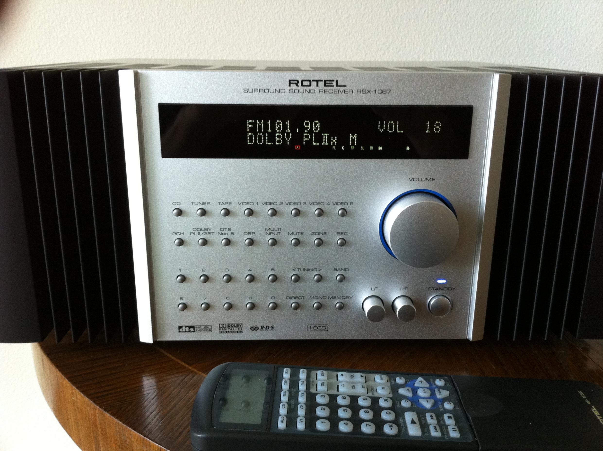 Rotel RSX 1067 Suround Sound Receiver — Polk Audio Forum