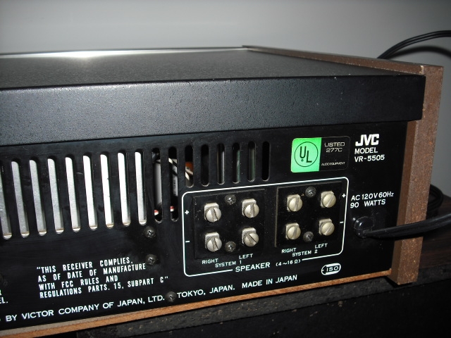 JVC VR-5505 Receiver & Fisher 3 way speakers — Polk Audio Forum