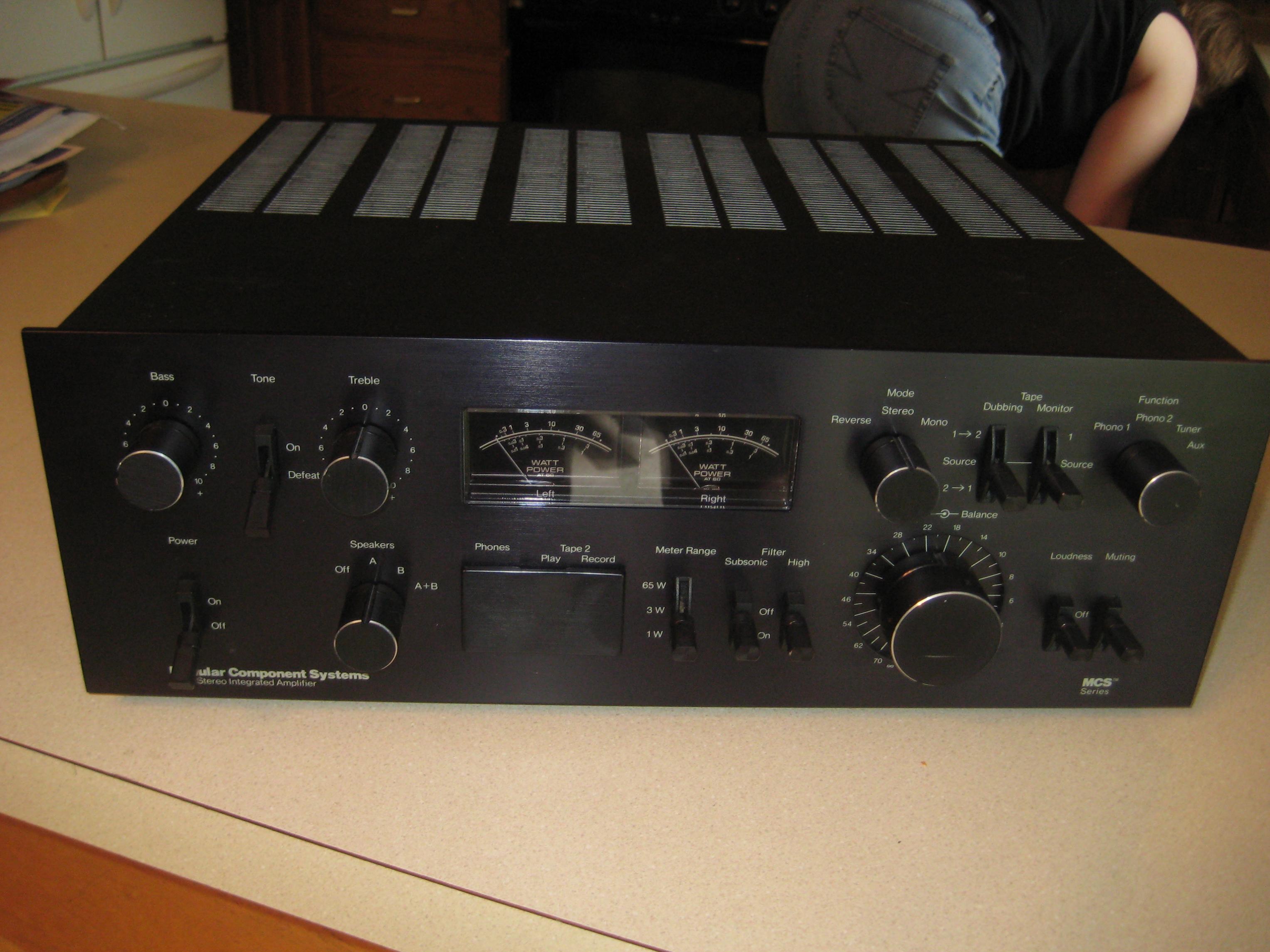 MCS 3865 integrated amp (NEC AUA 8000) — Polk Audio Forum