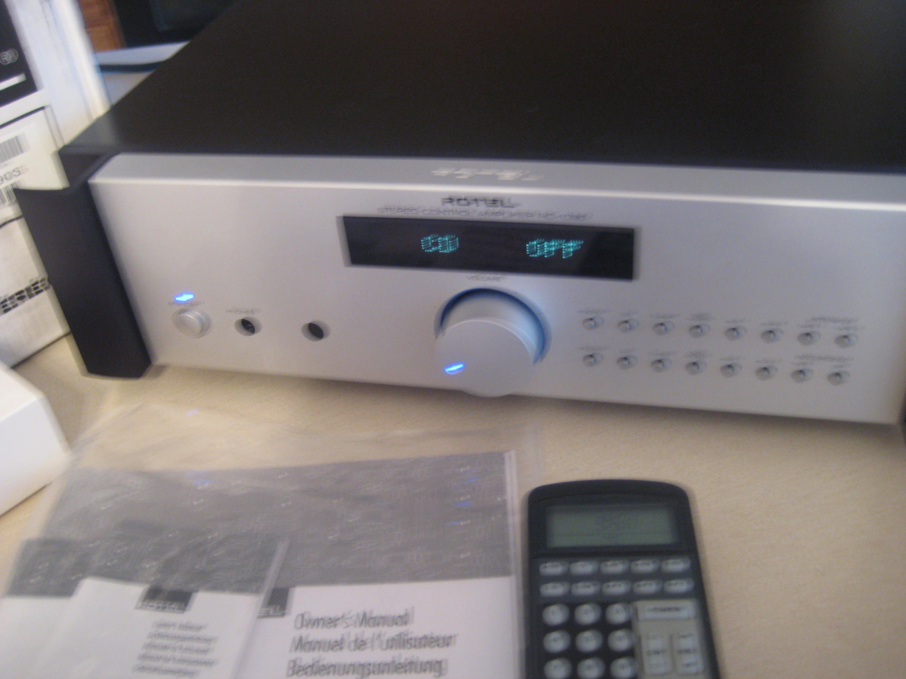Very nice Rotel RC 1090 preamp w phono and remote — Polk Audio Forum