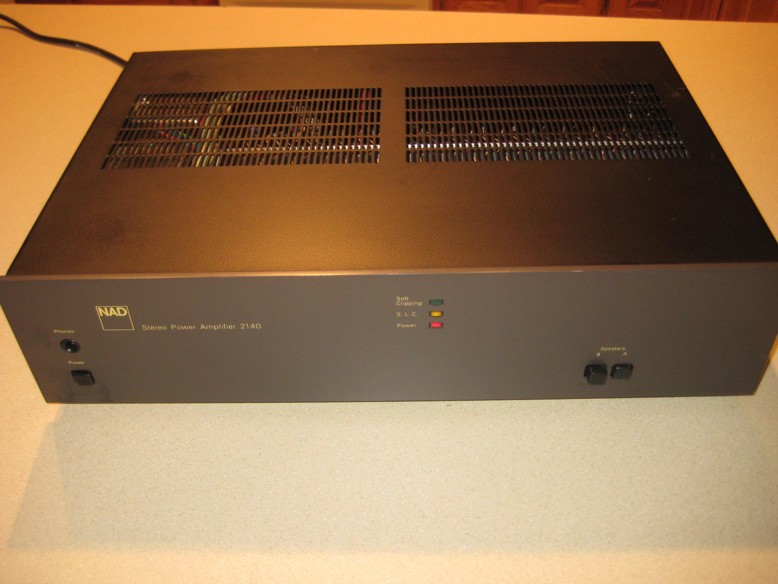 Nice NAD 2140 power amp 40 w/ch high current — Polk Audio Forum