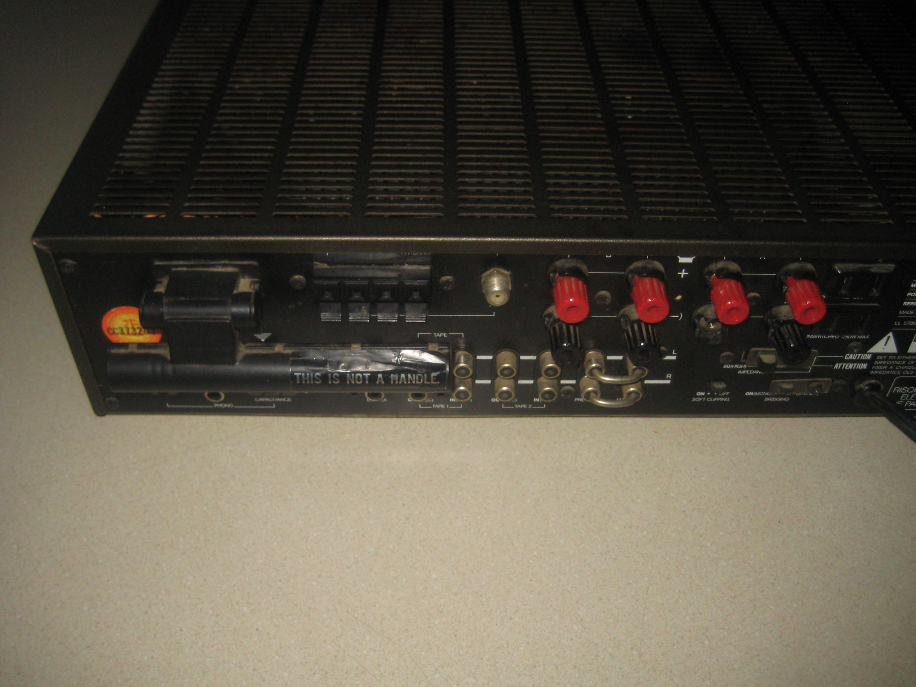 Nice NAD 7155 AM/FM stereo receiver 55w/ch high current phon MM/MC ...