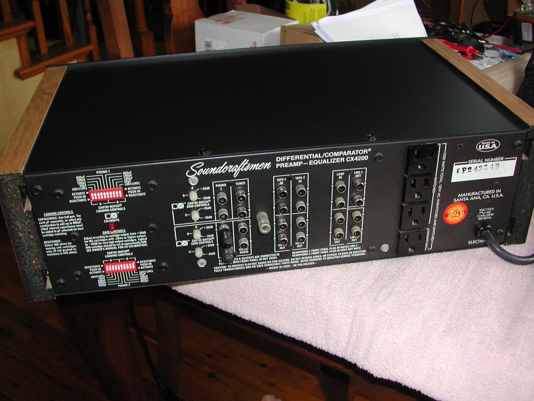 Vintage Soundcraftsmen amp. pre/eq, and tuner, Monitor 10's — Polk ...