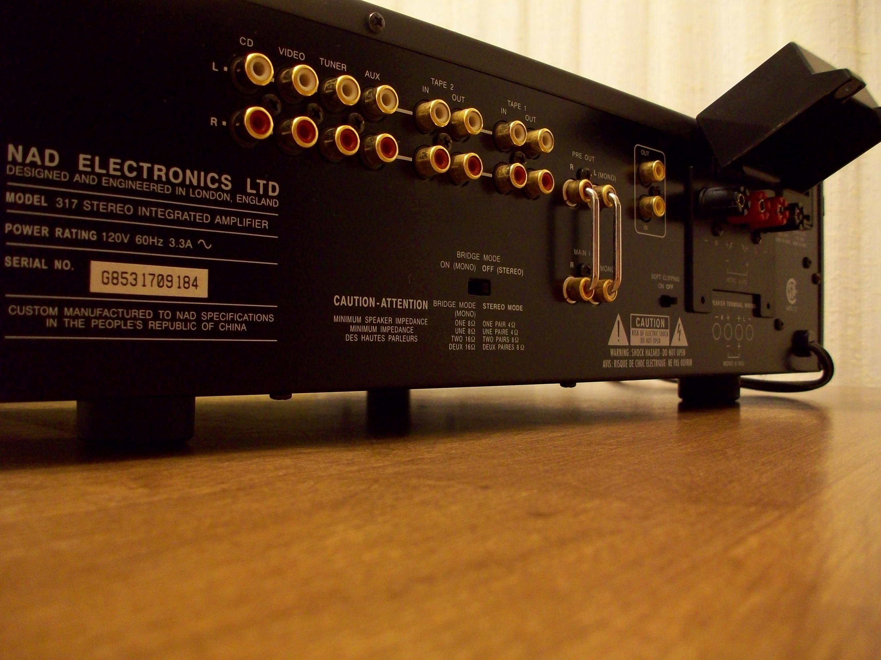 NAD 317 Integrated Amplifier — Polk Audio Forum