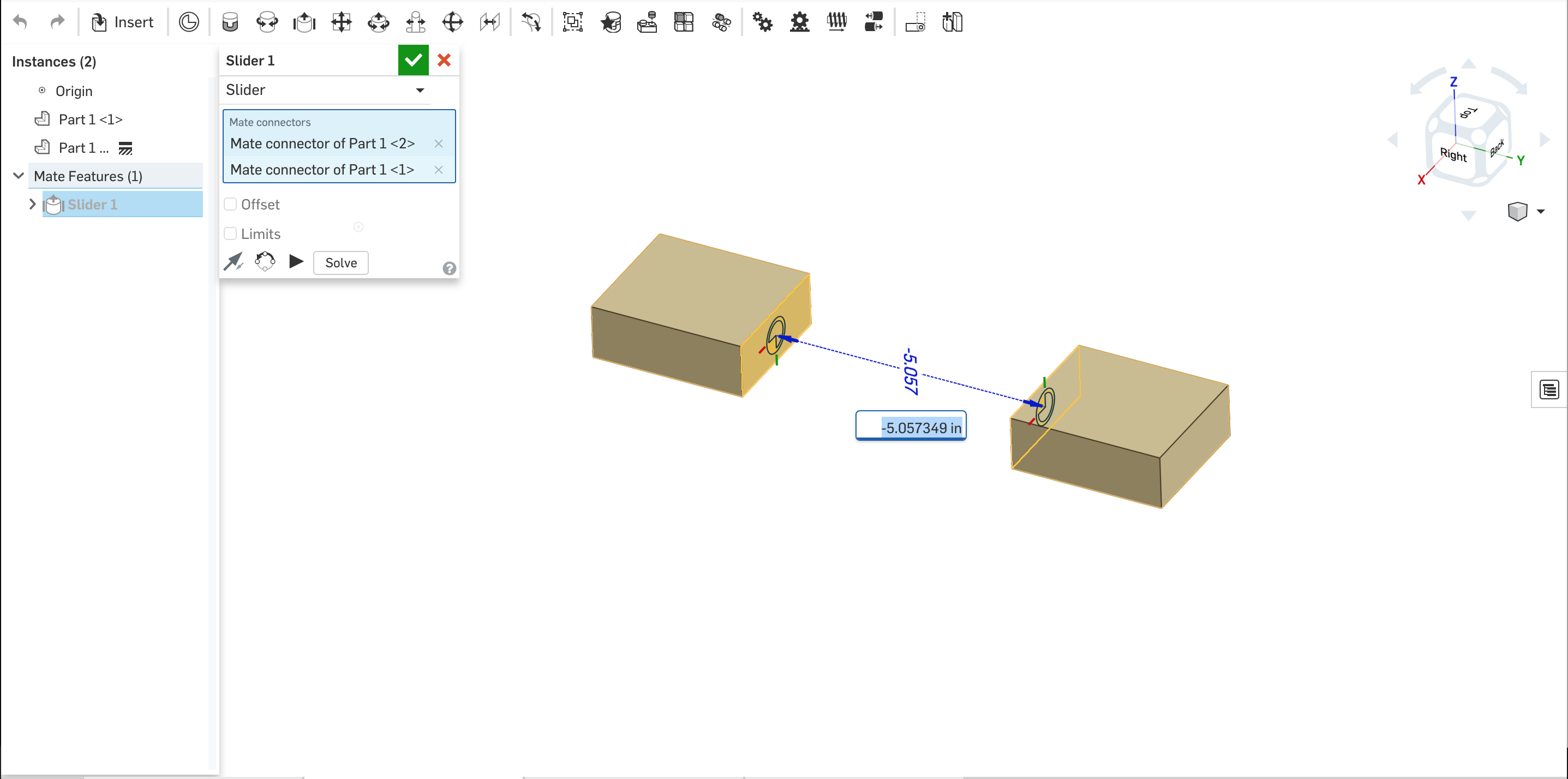 How To Set The Value Of A Slider Mate Onshape
