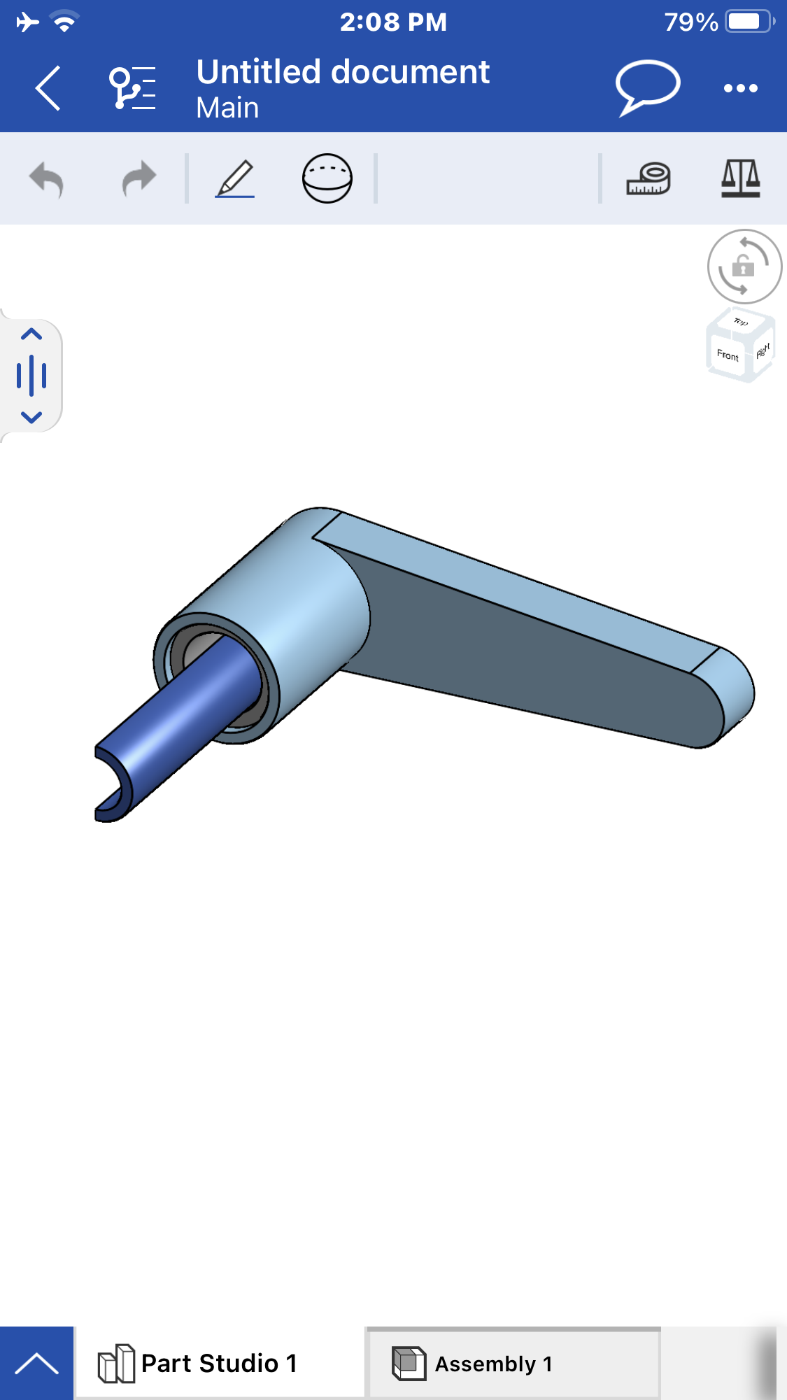 How To Make A Semi Circle To Go Onto A Square Block Onshape
