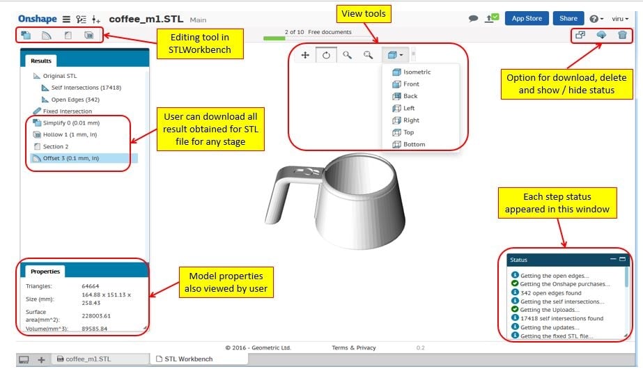 STLWorkbench Ability To Import View Edit And Save STL Files In 