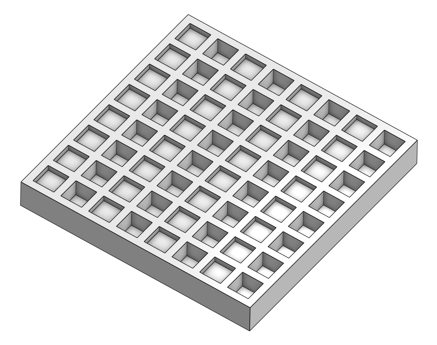 How To Make Different Thickness Square Patterns The Same Size Onshape