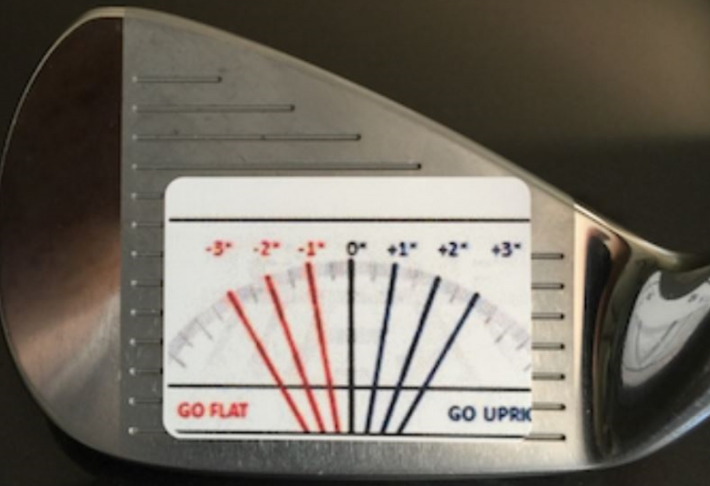 Help interpreting sharpie line for lie angle — GolfWRX