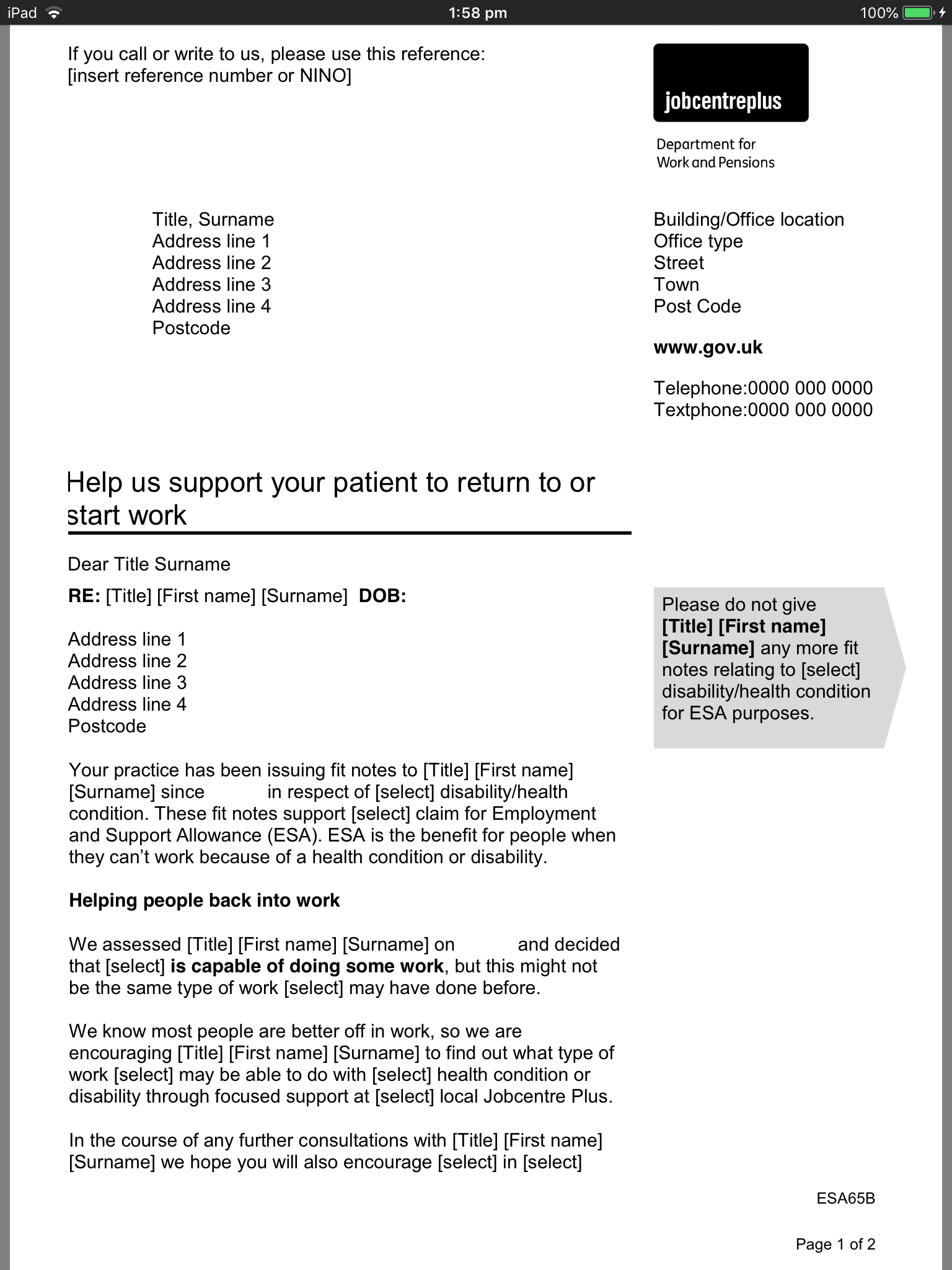 How Do I Write A Mandatory Reconsideration Letter For Pip 