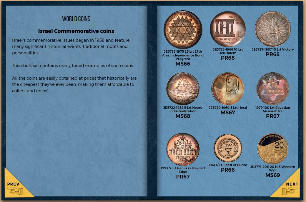 Israel Commemorative Coins Showcase for your viewing enjoyment ...