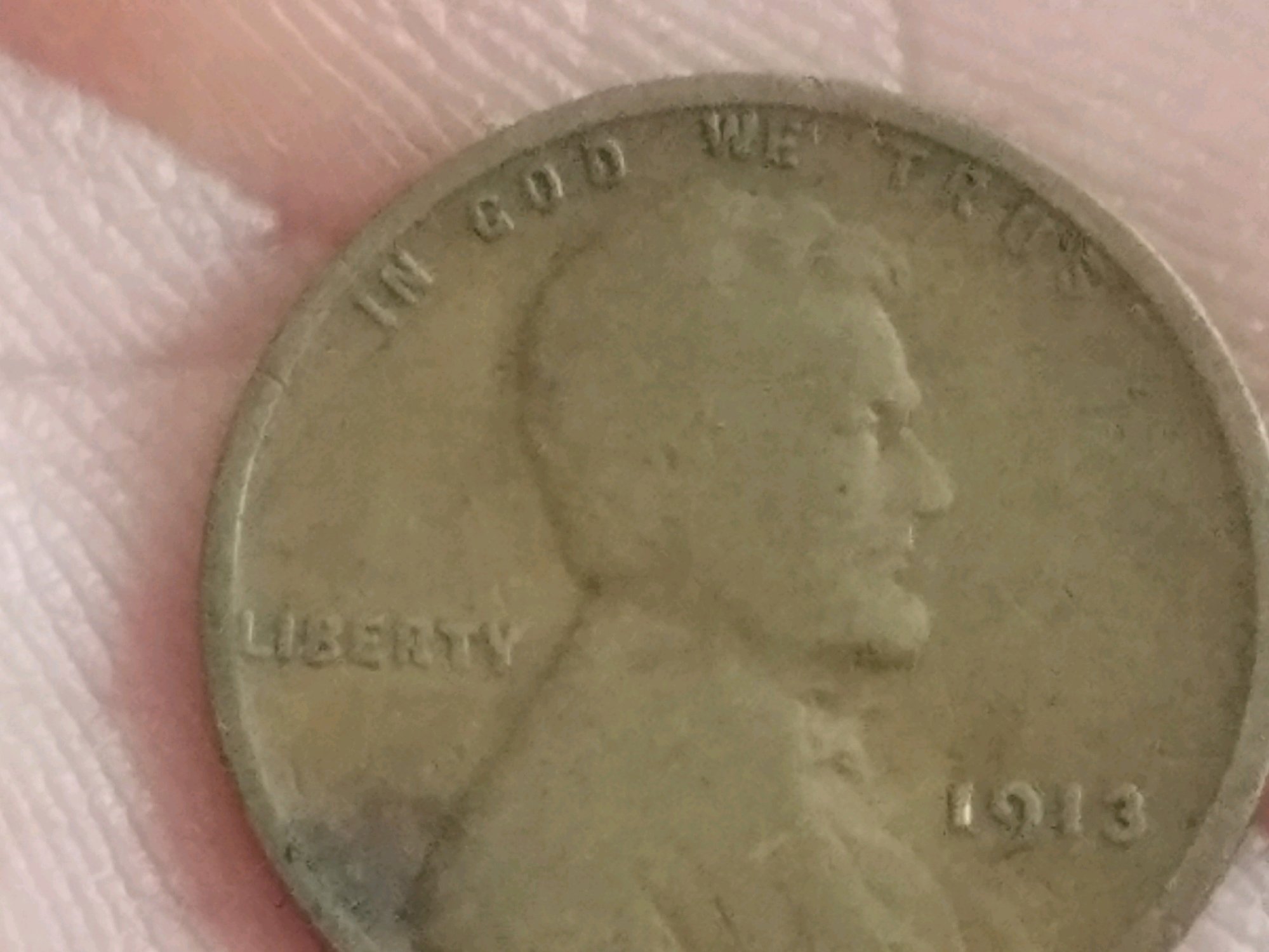 1913 Wheat one sided coin- Man Made or Mint Made — Collectors Universe