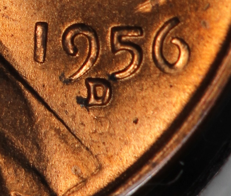 1956-D RPM FS-508 - One of the more dramatic Repunched mint marks ...
