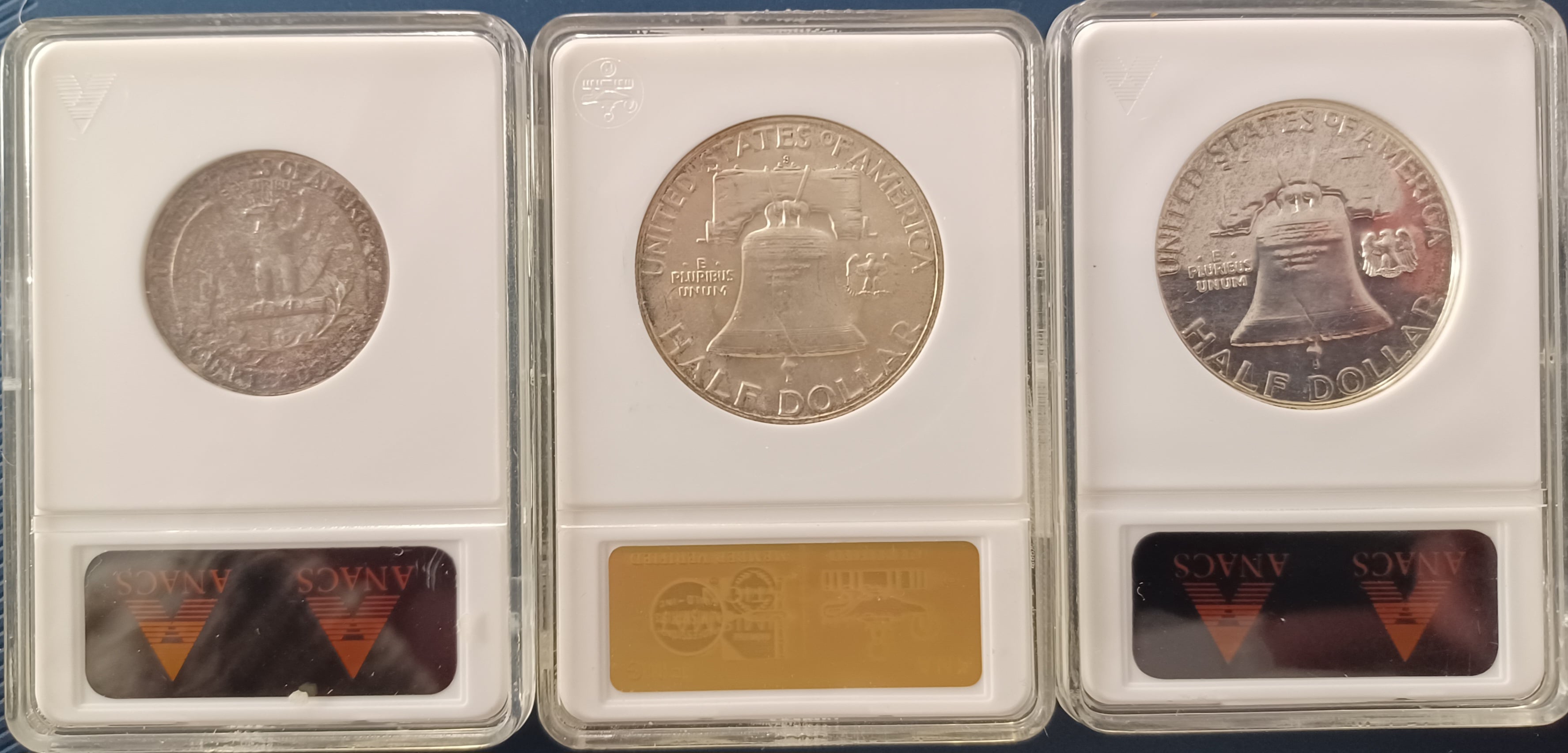 Three alphanumeric ANACS coins and Lafayette Dollar G-VG ALL SOLD ...