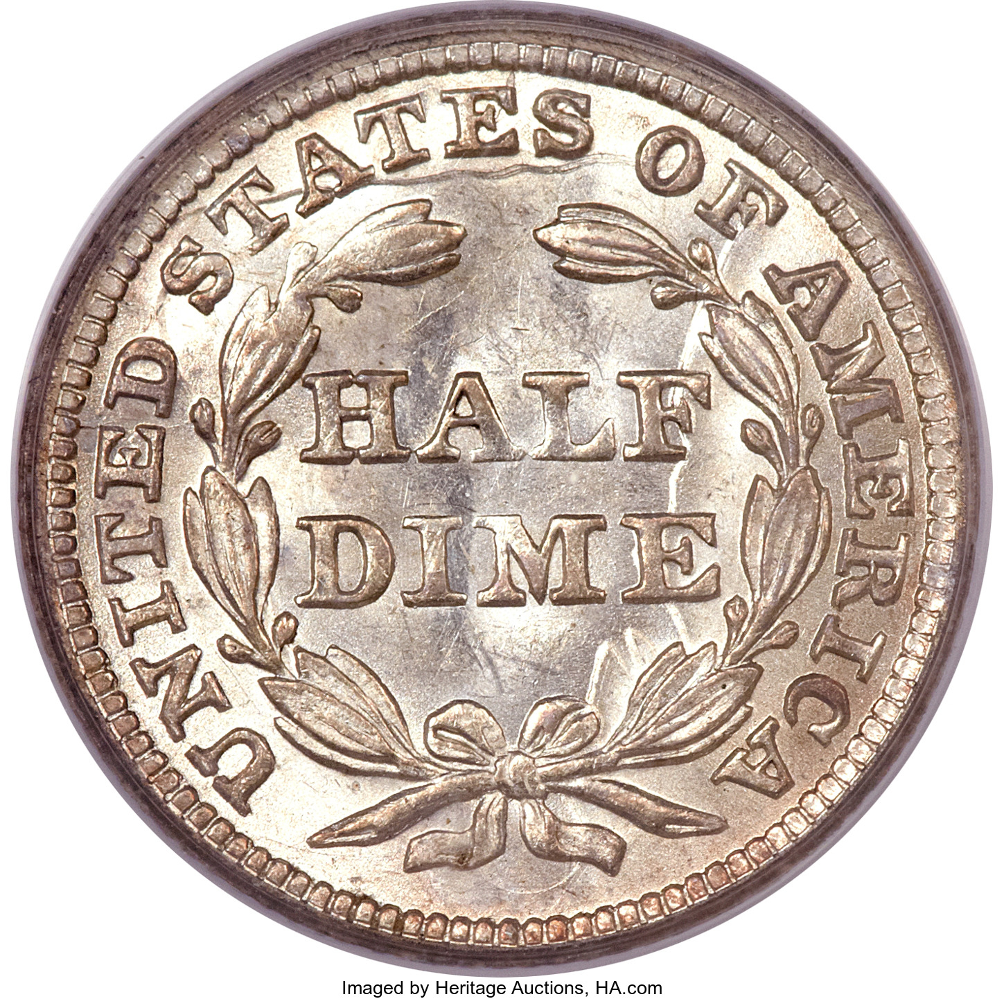 Just added this neat Seated Half Dime Variety to my Variety Type set ...
