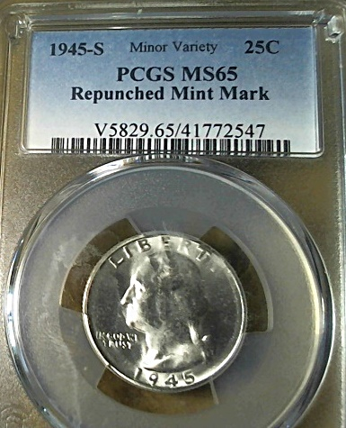 repunched mint mark quarter — Collectors Universe
