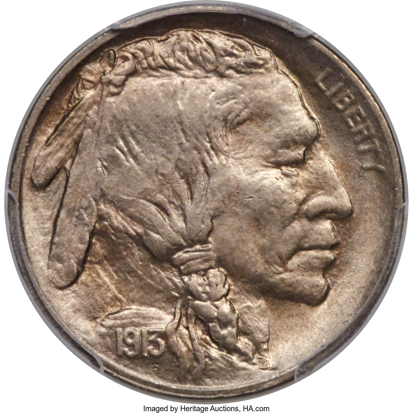 1913 type one buffalo nickel 3 & 1/2 legger (MS65) just sold at ...