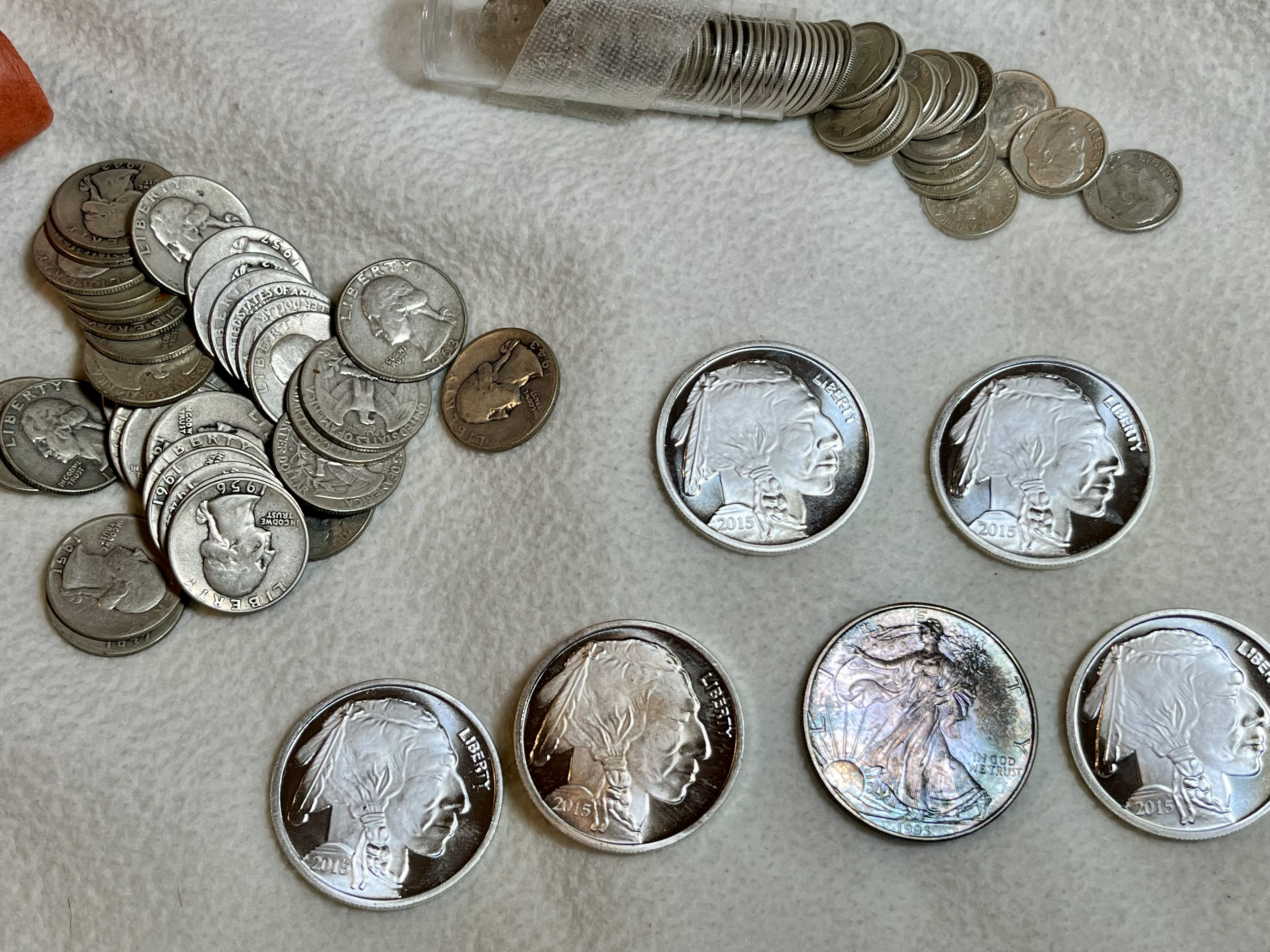 SOLD- Silver Eagle, rounds, and 90%, priced under Spot — Collectors ...
