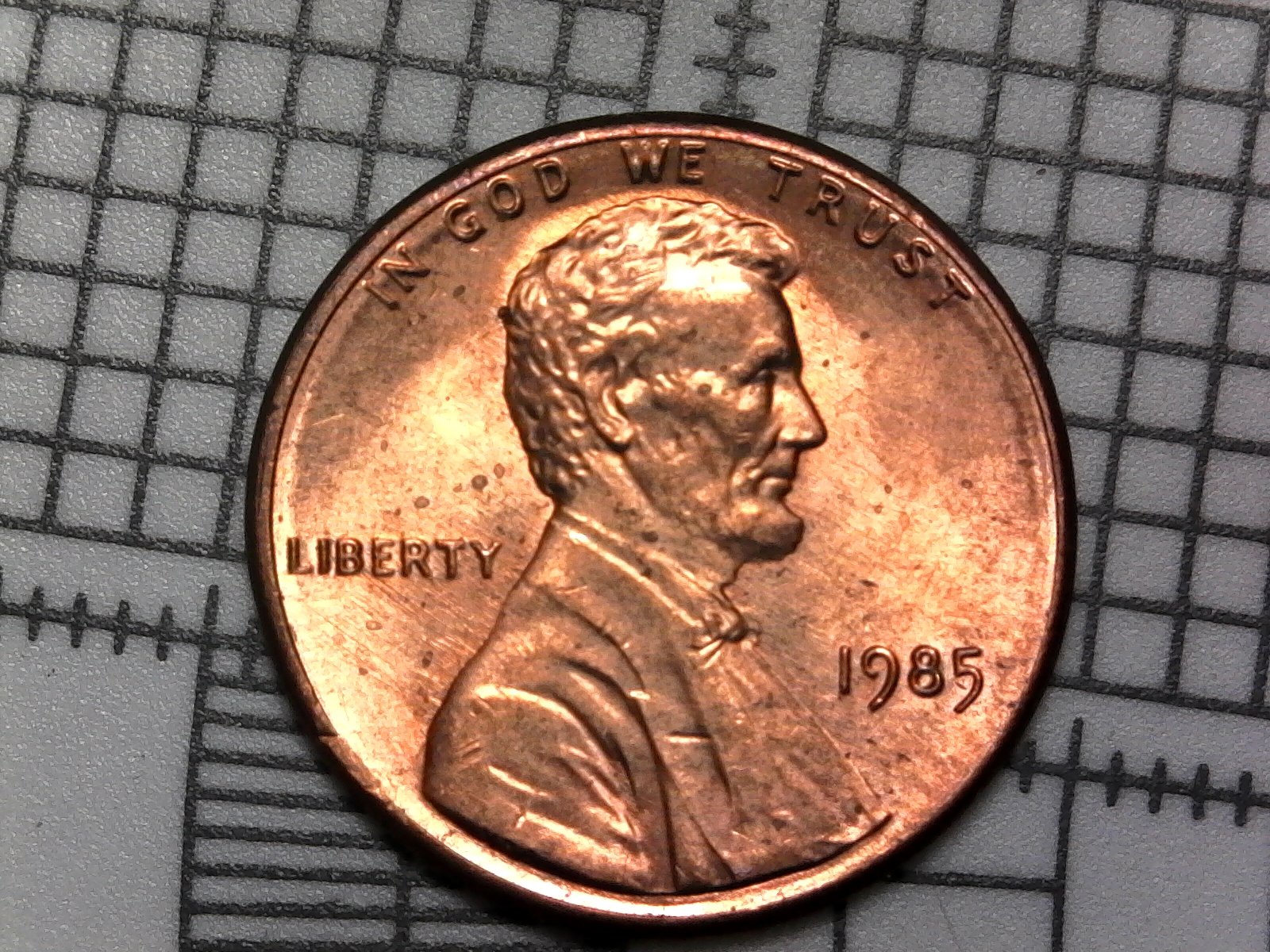 1985 One Penny Double Ear Collectors Universe