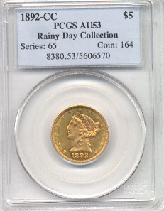 "Rainy Day" Carson City Gold ?? — Collectors Universe