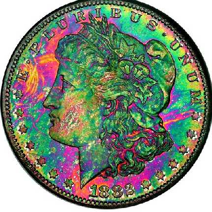 A Nicely Toned Morgan — Collectors Universe