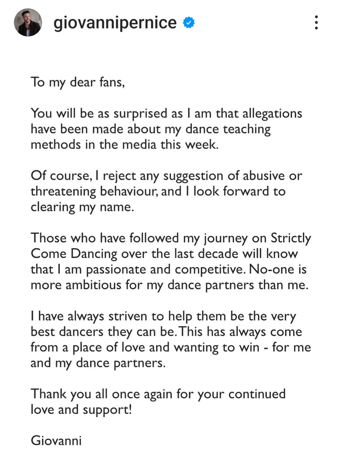 Giovanni Pernice Appreciation Thread Part Two - Page 441 — Digital Spy