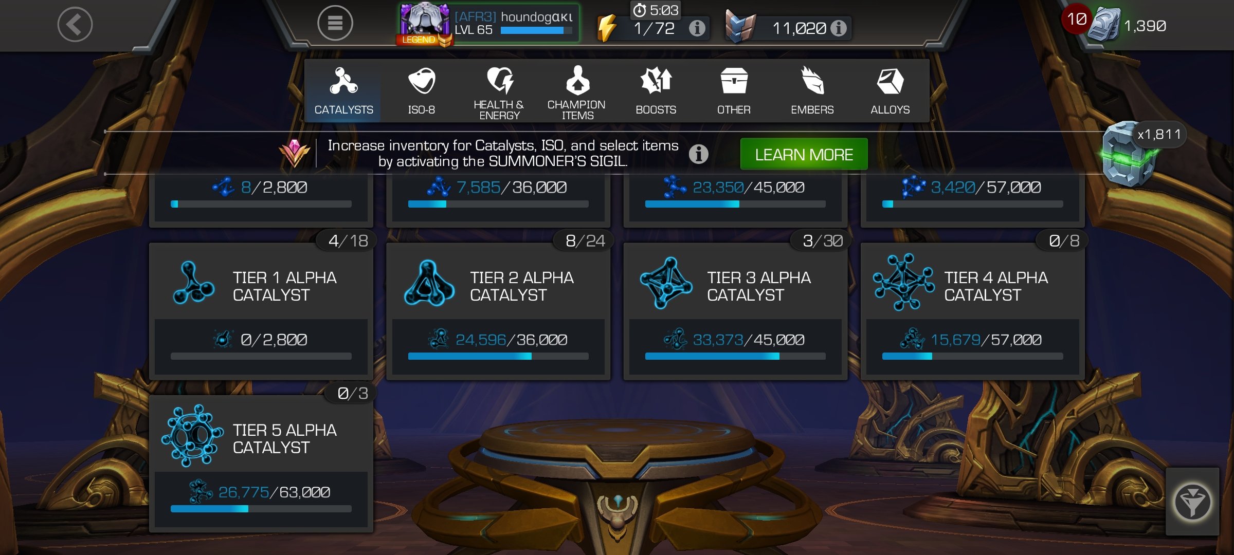 Missing 7* Signature Stones compensation in 2025 Banquet Event - Marvel ...