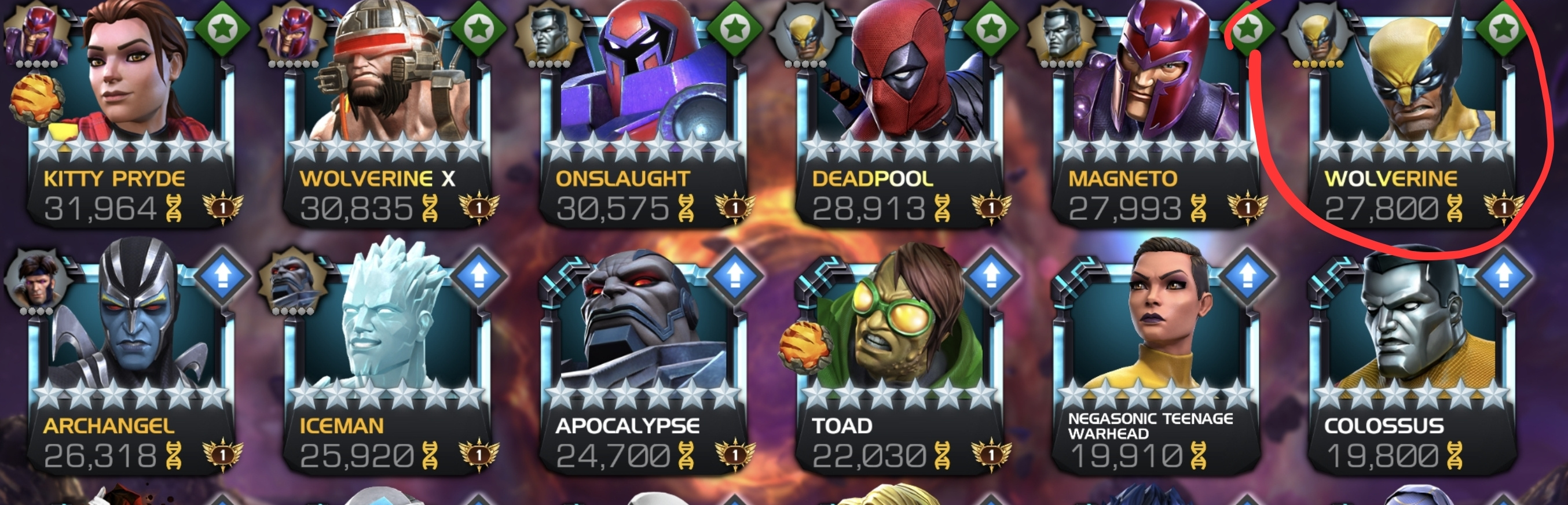 6* Wolverine & Quake - Marvel Contest of Champions