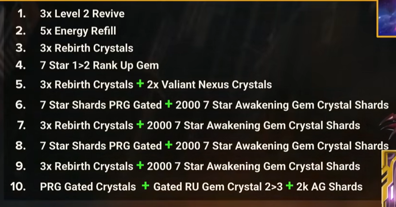 Twitch drops -7 star awakening gem Shards - Marvel Contest of Champions
