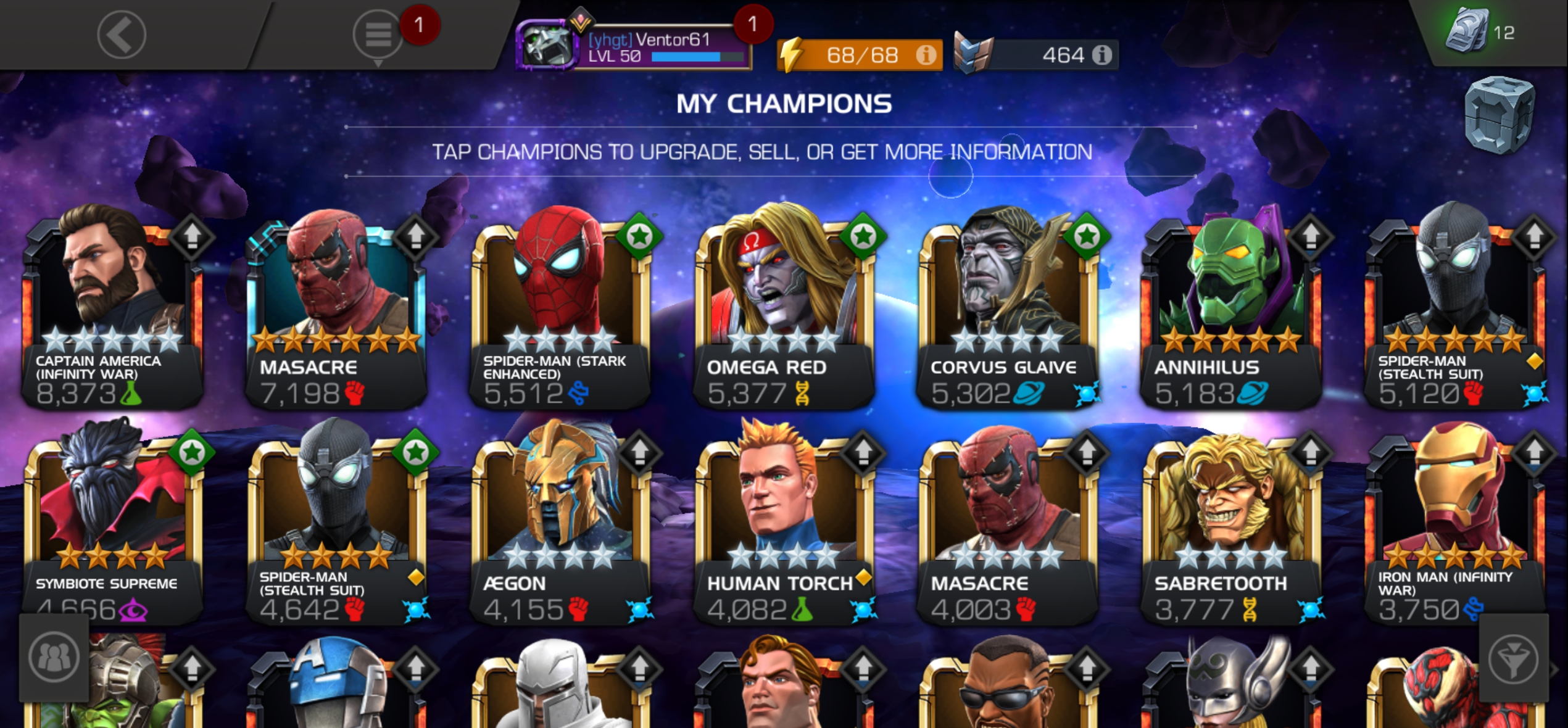 Steath suit Spidey PI issue - Marvel Contest of Champions