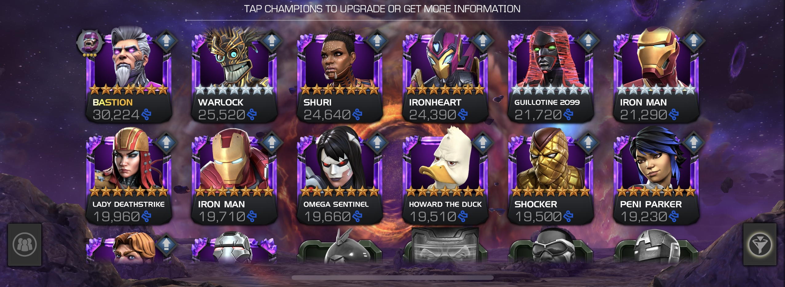Which tech champ deserves the 7 star awakening gem? - Marvel Contest of ...