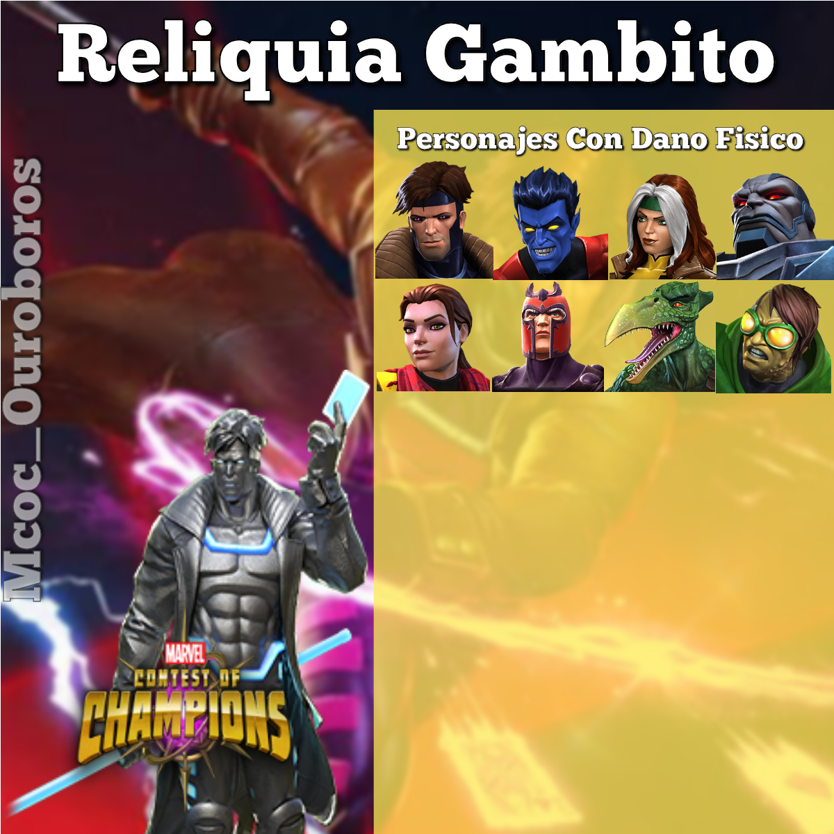 Gambit Relic Infographic (September 2023) English and Spanish — Marvel ...
