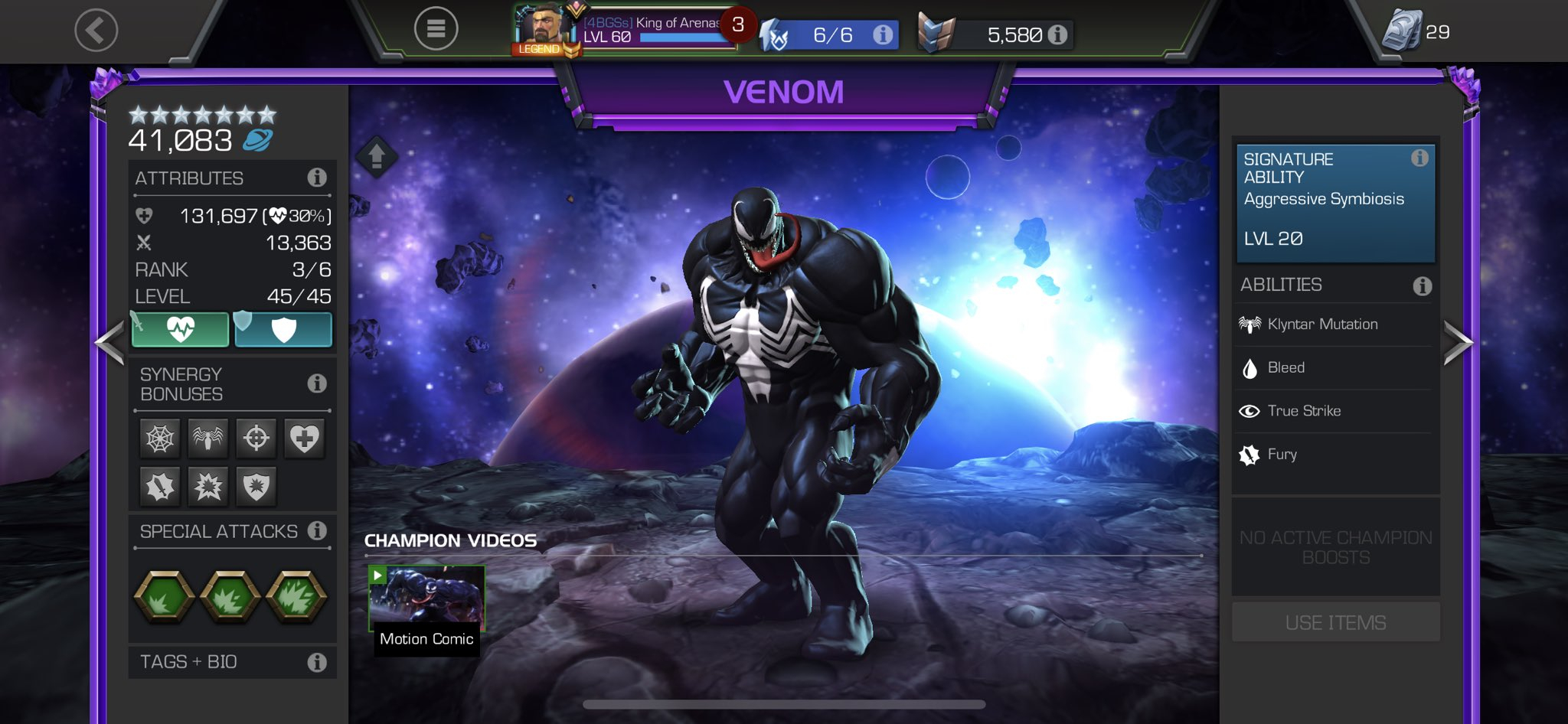 Monstrous | R3 venom looks scary (not me though) — Marvel Contest of ...