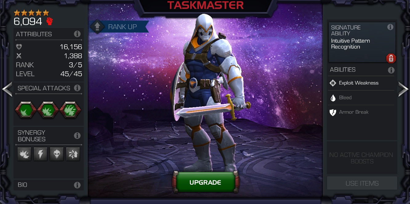 Champion Spotlight: Taskmaster — Marvel Contest of Champions