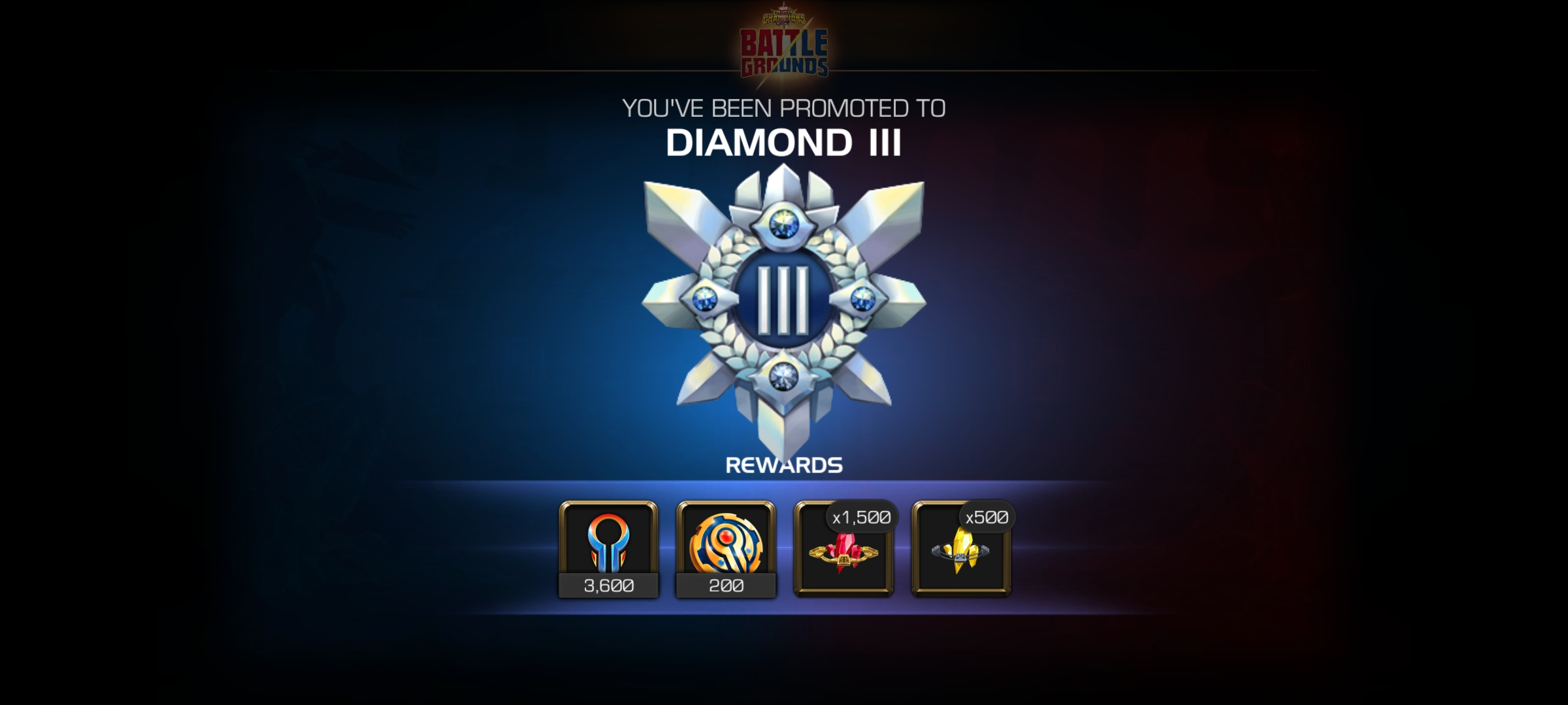 Finally Diamond III - Marvel Contest of Champions
