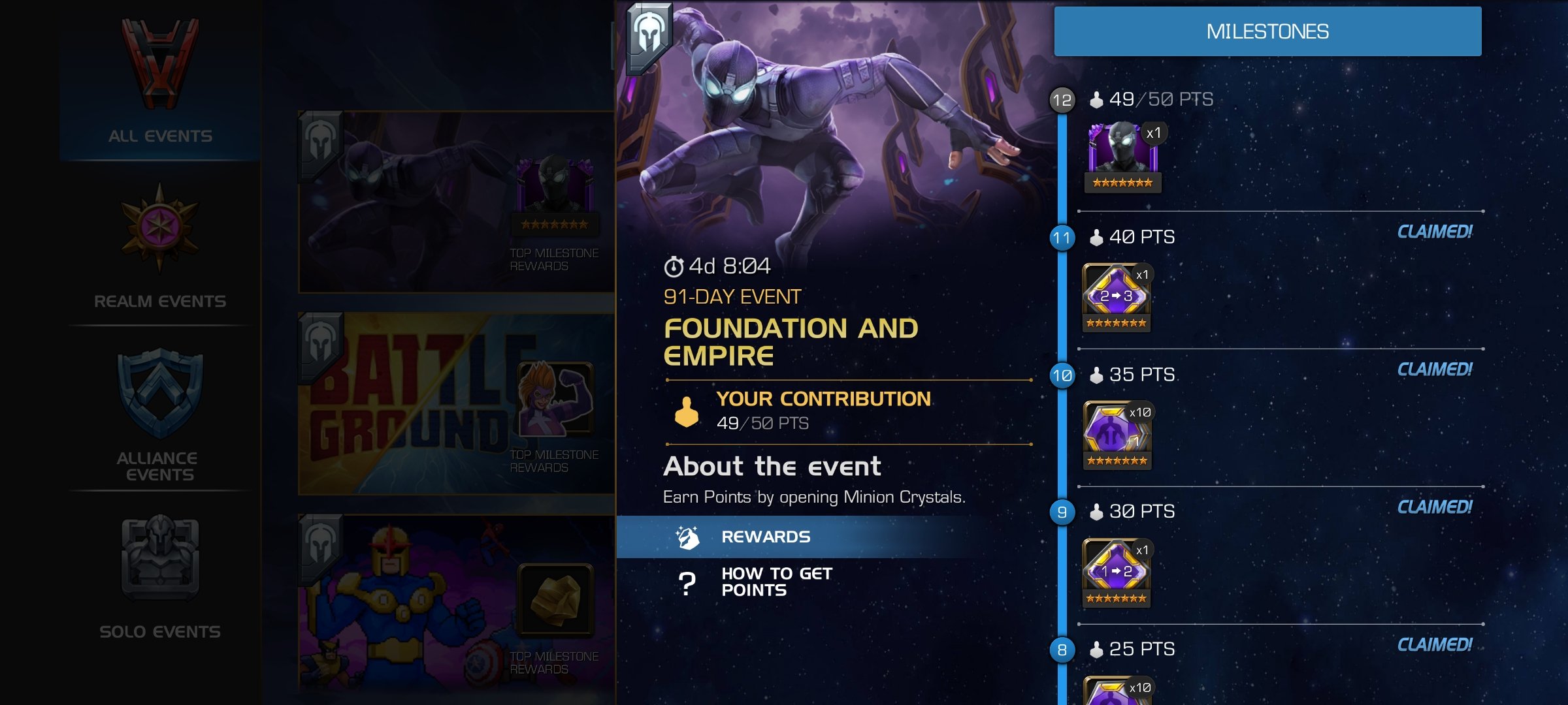 1 more Minion Crystal needed - Marvel Contest of Champions