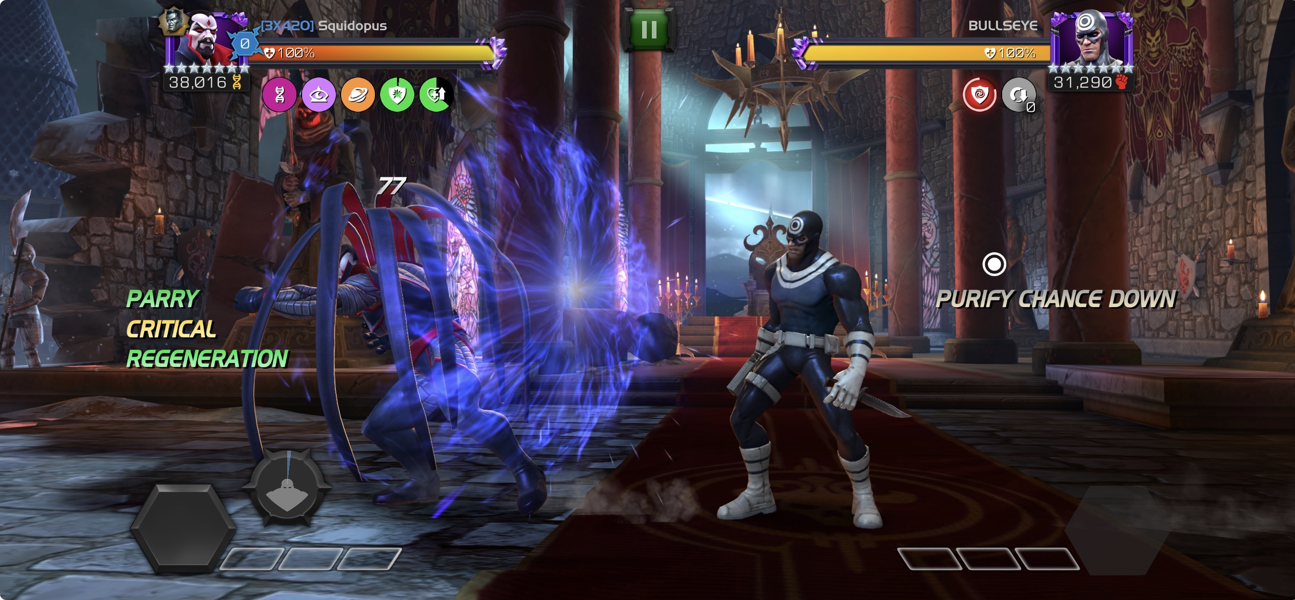 Bullseye is landing Critical Hits through Well-Timed Blocks - Marvel ...