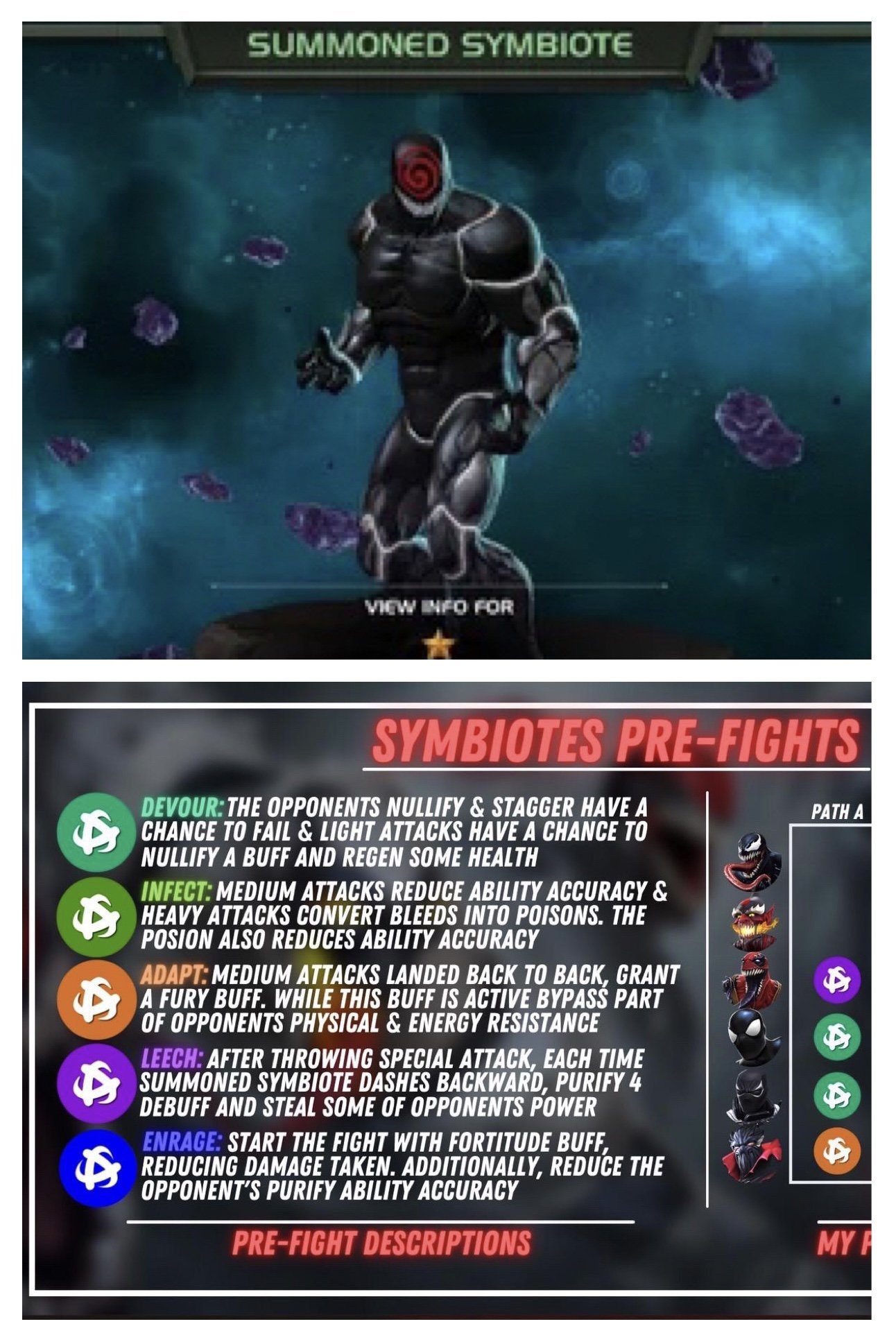 Sigil Champ idea … use sigil credits to get Little Steve’s Prefights ...