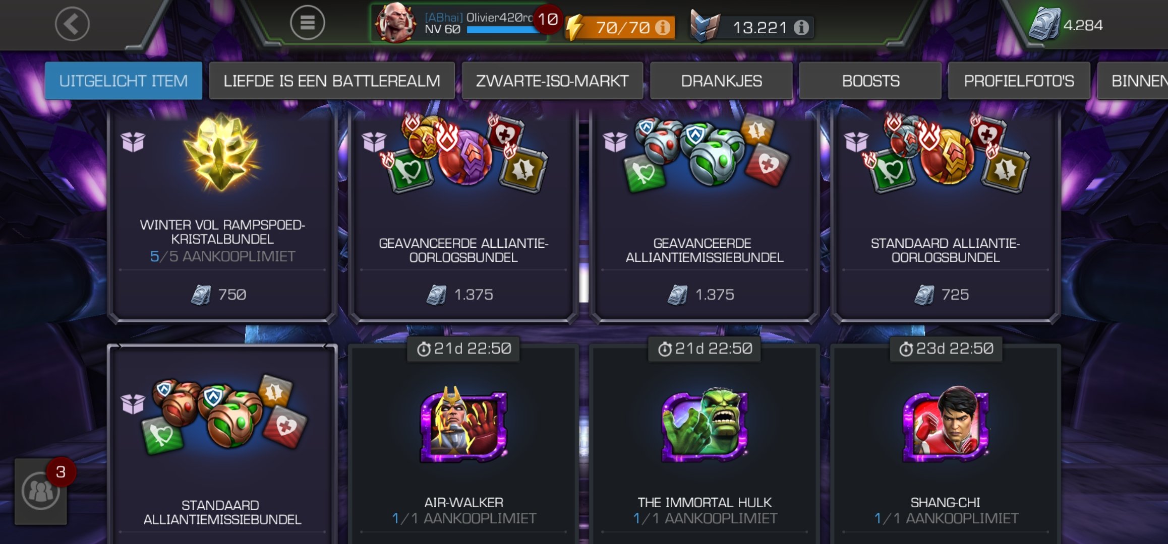 When can i buy the revive potions for 500 units in store? - Marvel ...