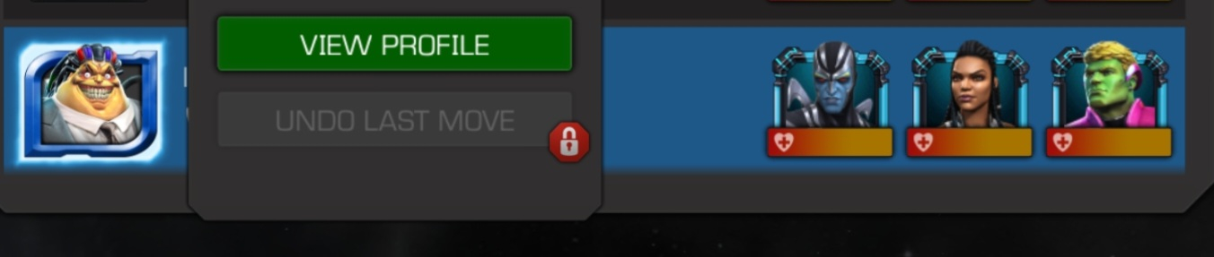 War Undo Button Not Working Marvel Contest Of Champions