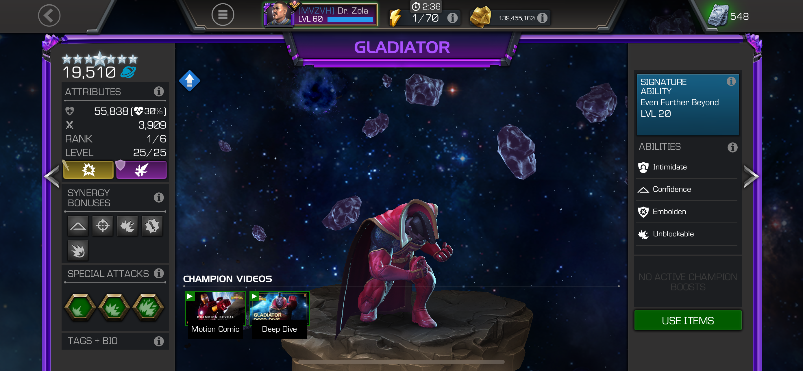 Gladiator Buff is… - Marvel Contest of Champions