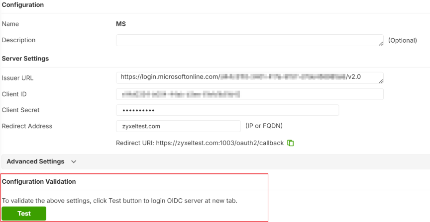 SSLVPN authentication with Microsoft Entra ID — Zyxel Community
