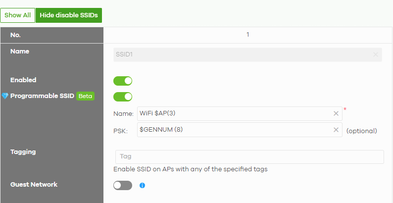 Efficiently Create Dedicated SSID for each AP through “Programmable ...