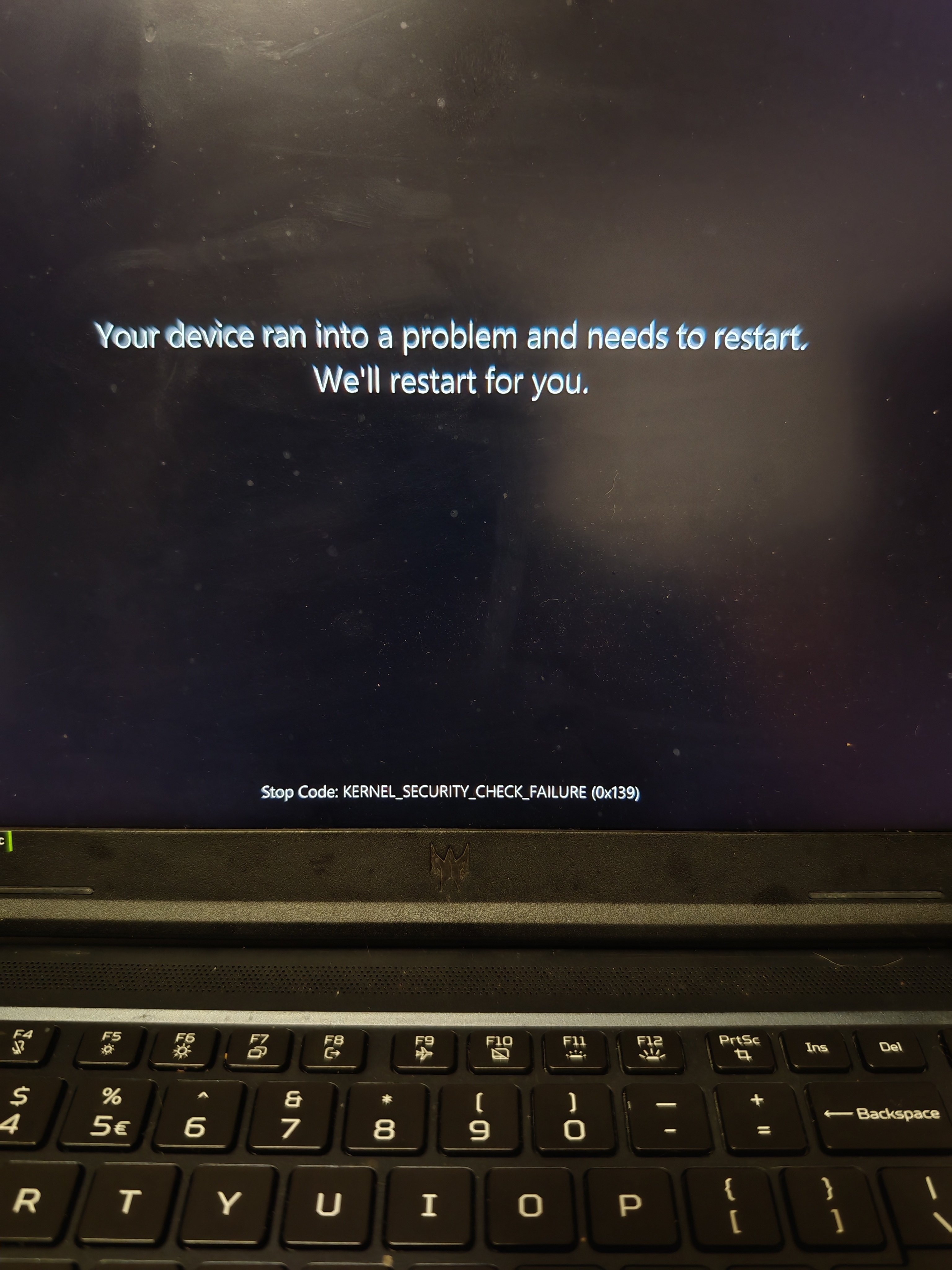 During Windows installation it turns off and shows error that your ...