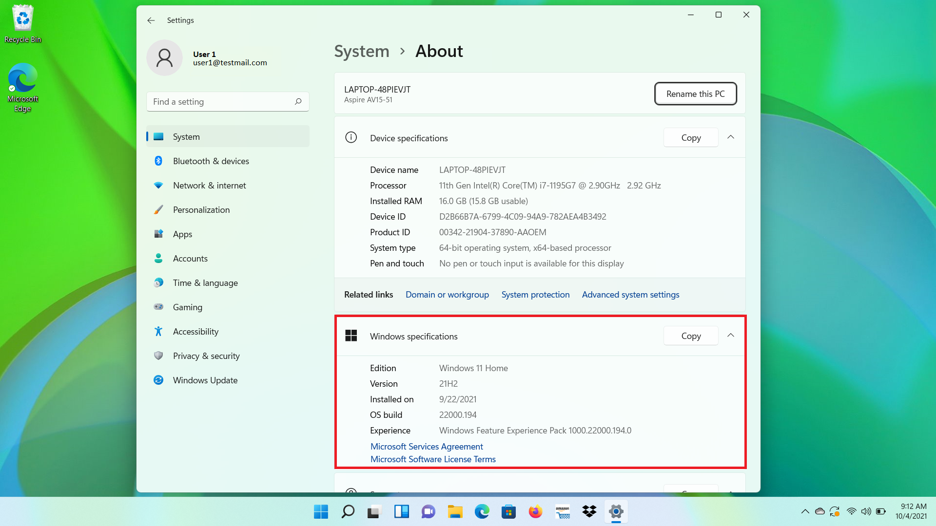 Windows 11 How To Check Your Current Version And Build Of Windows Acer Community