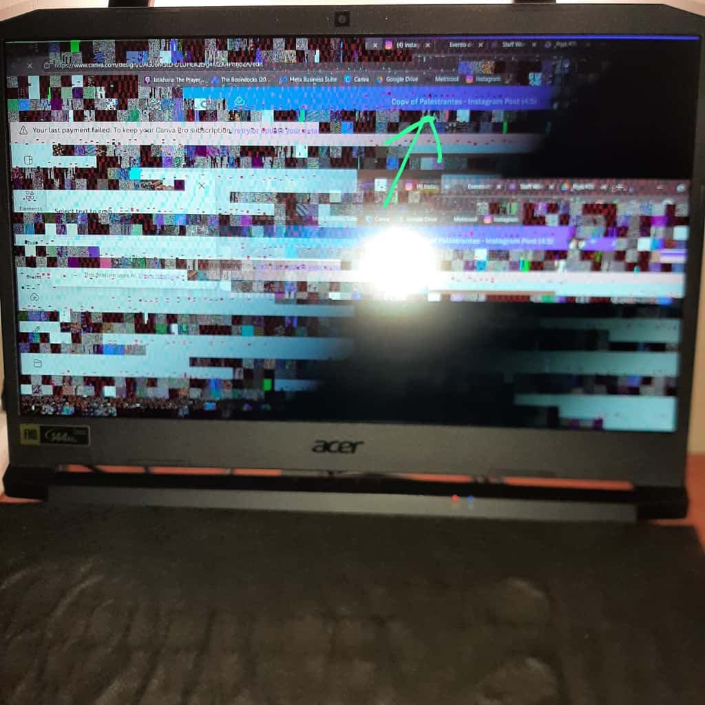 Nitro AN515-57: Random crashes with heavy screen artifacts/static ...